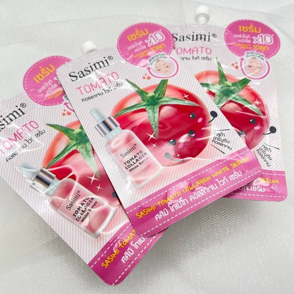 SASIMI TOMATO COLLAGEN WHITE SERUM 10ML ( S-12066 ) | Shopee Malaysia