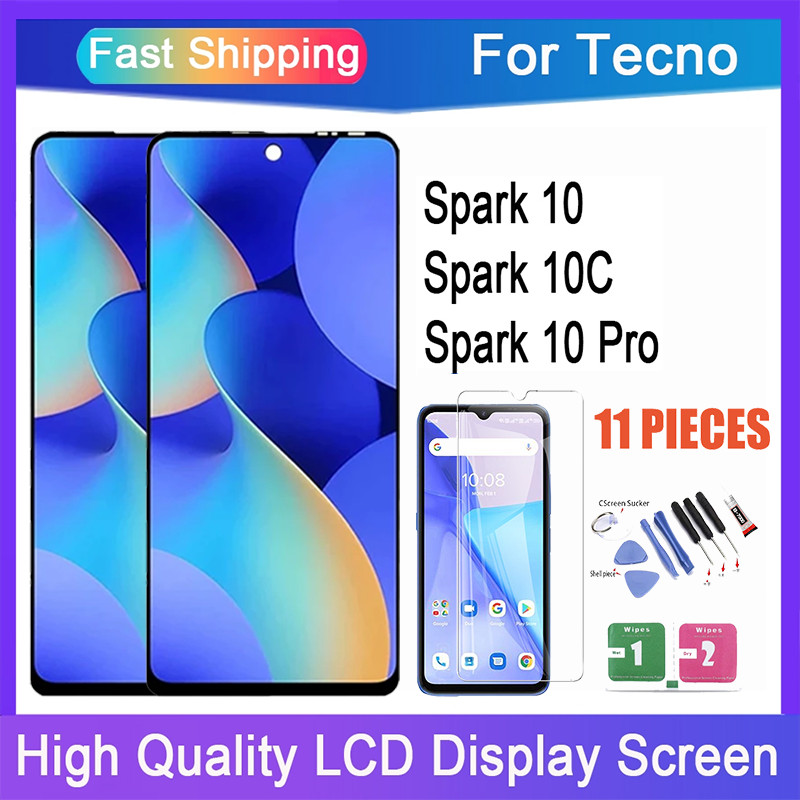 For Tecno Spark 10 Spark 10C Spark 10 Pro LCD Display Touch Screen ...