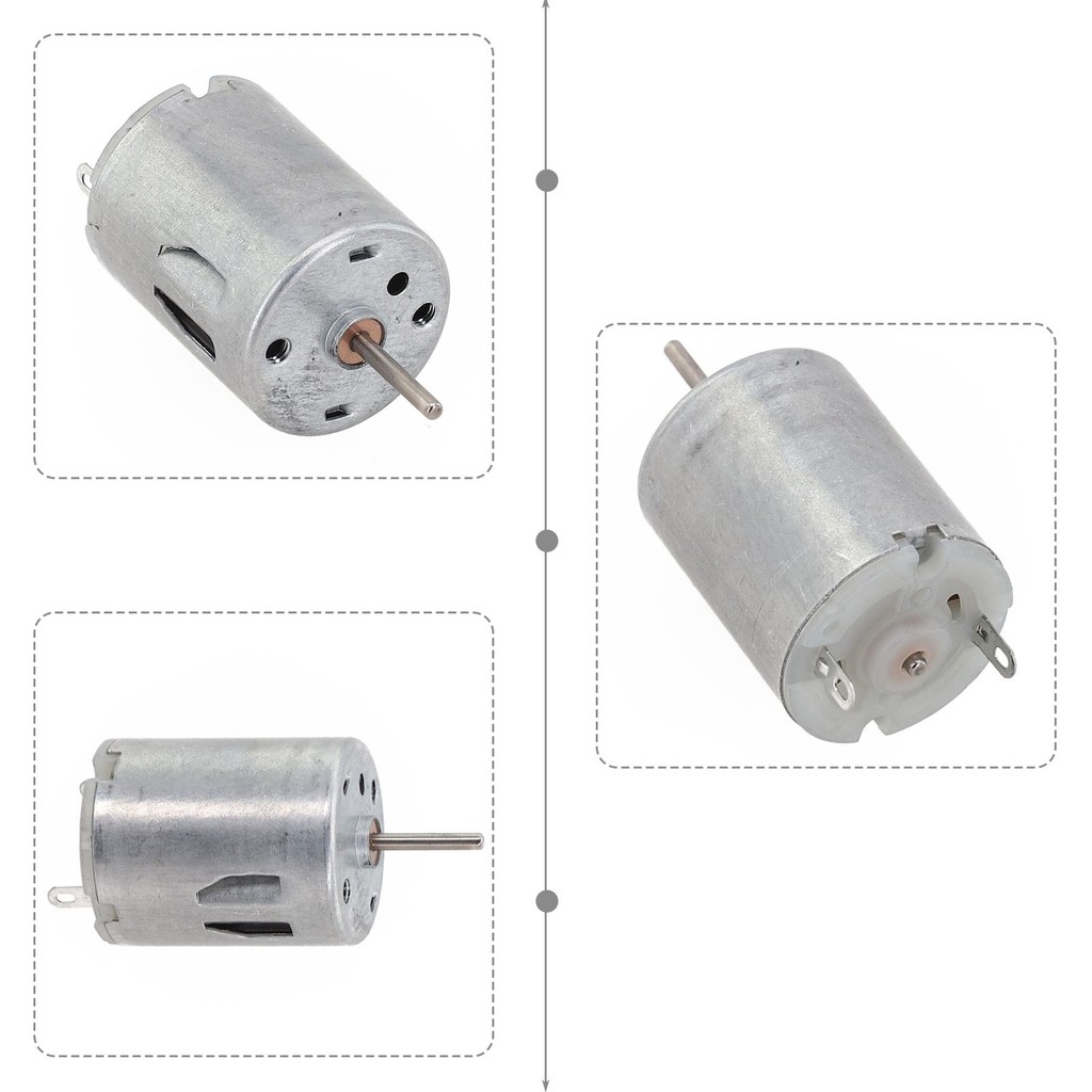 [TWILIGHT] Mini 280 DC Motor DIY Motor DC 3-12V 5000-15000RPM Electric ...
