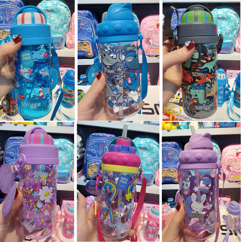 Australia smiggle Water Bottle Children with Rope Water Cup Primary ...