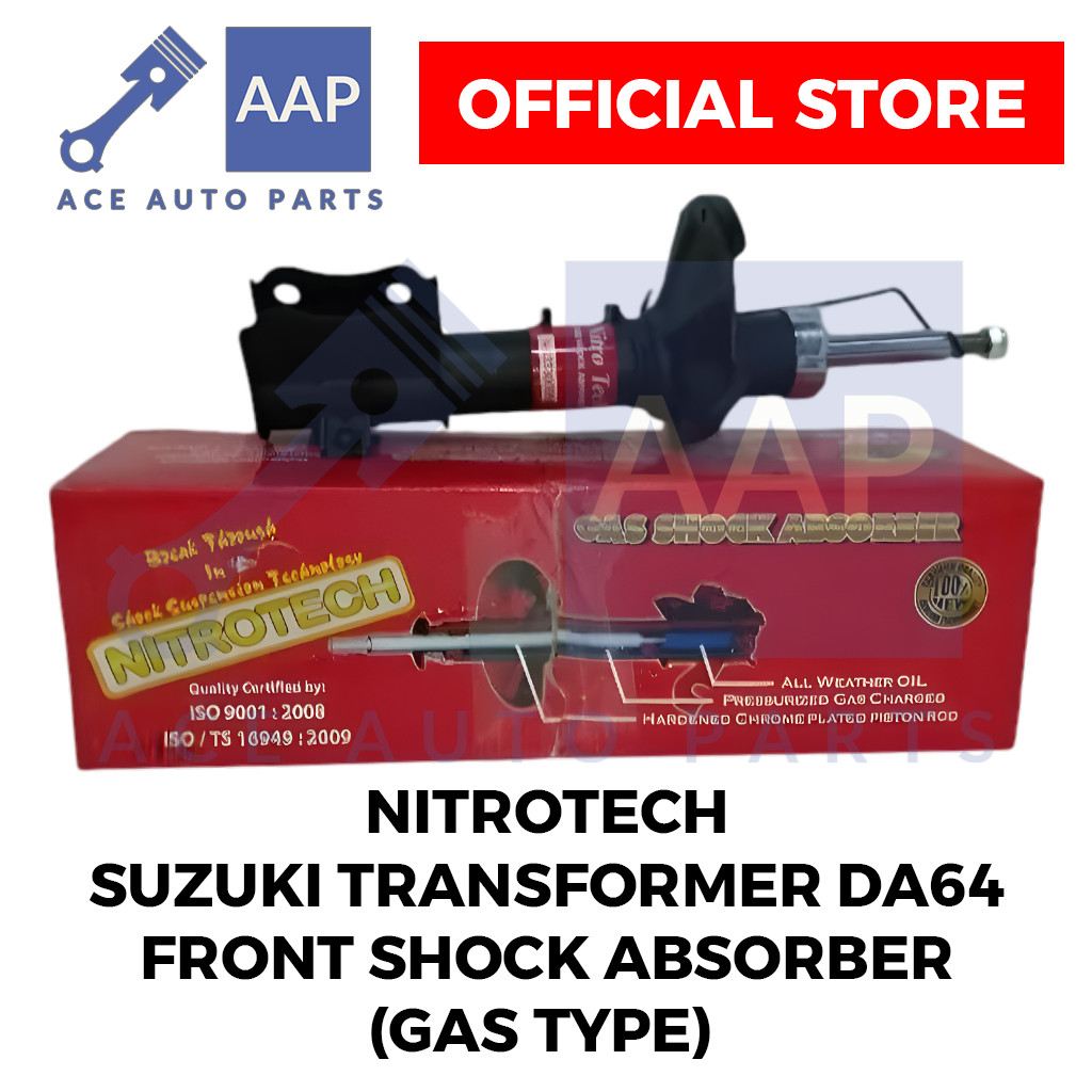 Suzuki Transformer DA64V DA64W Front Shock Absorber NITROTECH Gas Type ...
