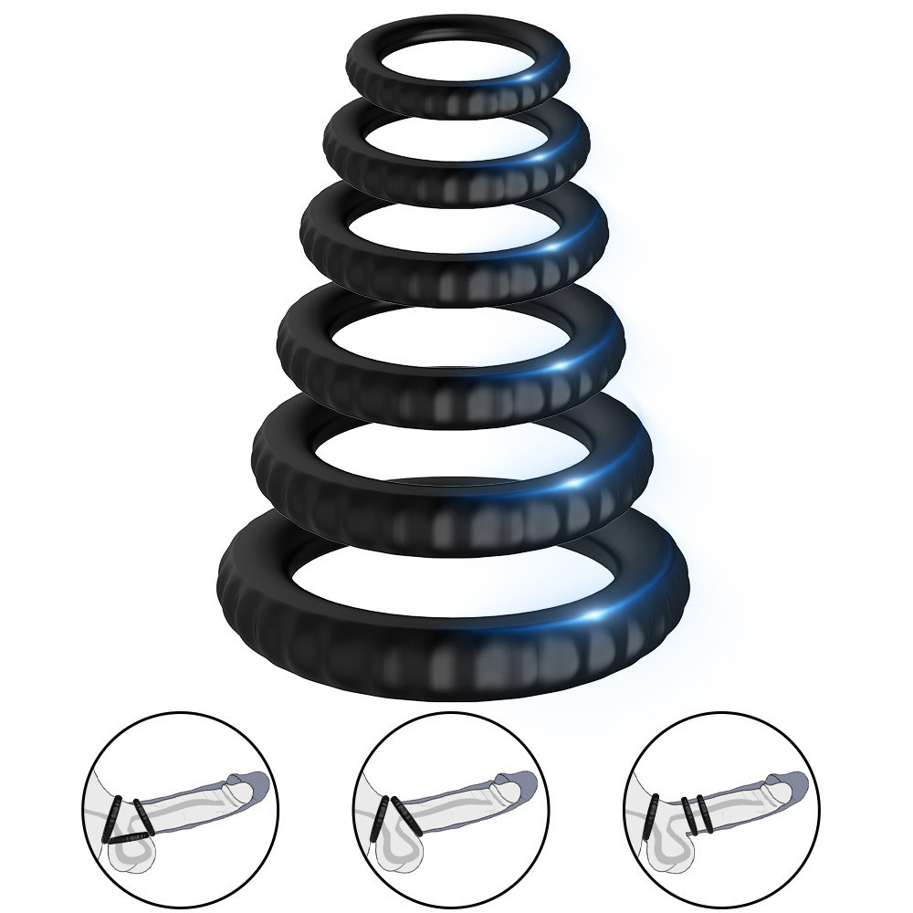 Liquid Silicone Lock Precision Ring Men's Bondage Ring Foreskin ...