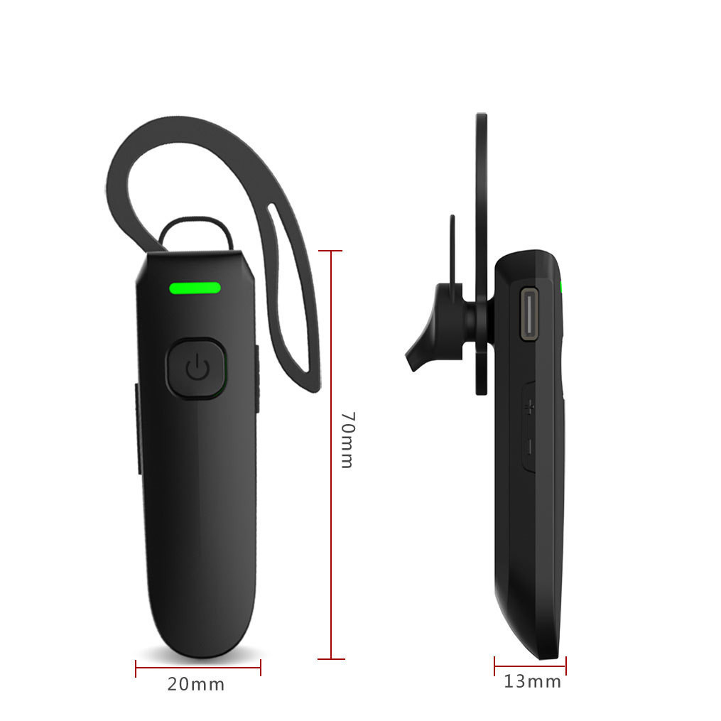 MWT B1 Handy Walkie Talkie Lightweight Headset Tranceiver Type C USB ...