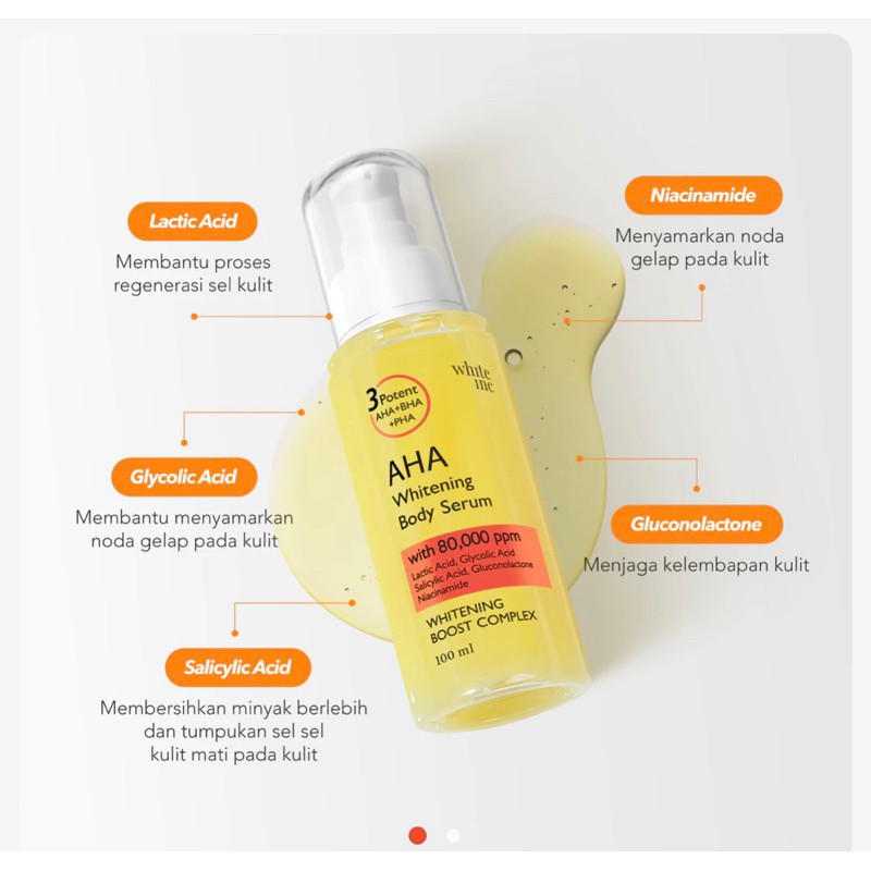 WHITE INC AHA WHITENING BODY SERUM - BODY MOISTURIZER - WHITE INC ...