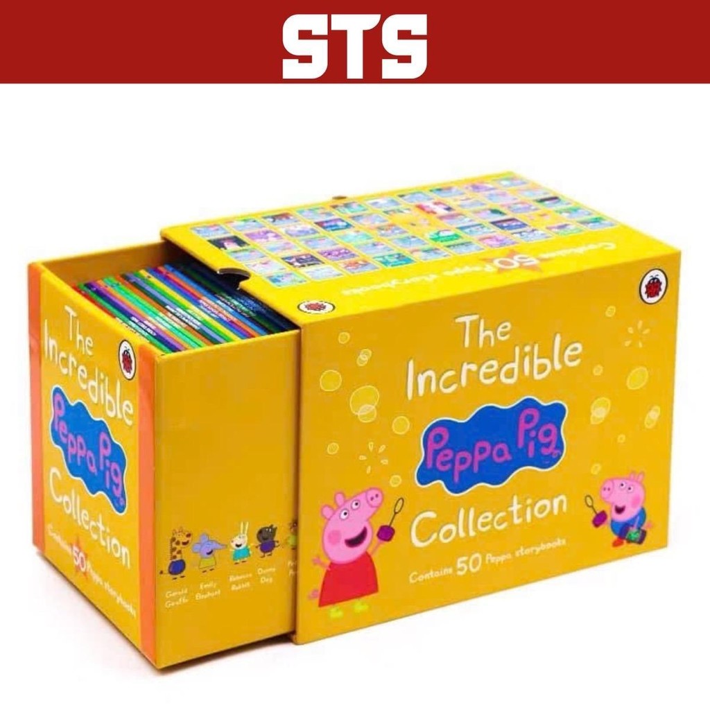 Book - Peppa Pig gold cover box of 50 books | Shopee Malaysia