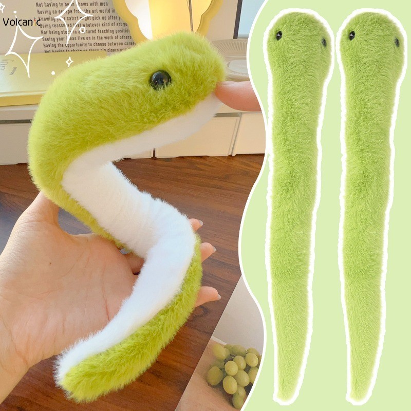 39CM Chinese New Year Bendable Snake Plush Toy Cute Zodiac Snake Plush ...