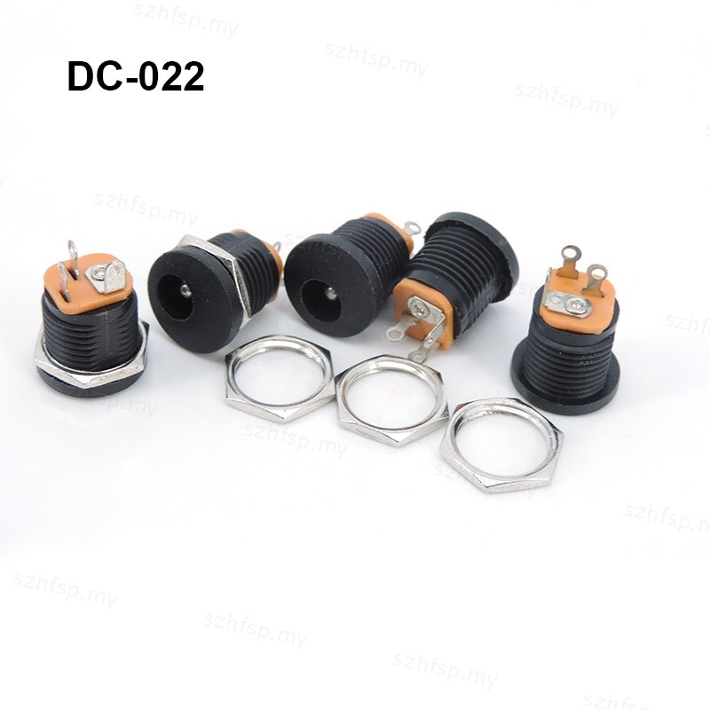 DC-022 5.5x2.1mm 5.5x2.5mm 5.5*2.1mm DC female mount Power plug Jack ...