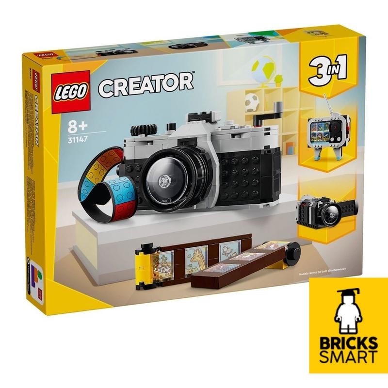 LEGO 31147 Creator Retro Camera Building Toy Set (261 Pieces) | Shopee ...