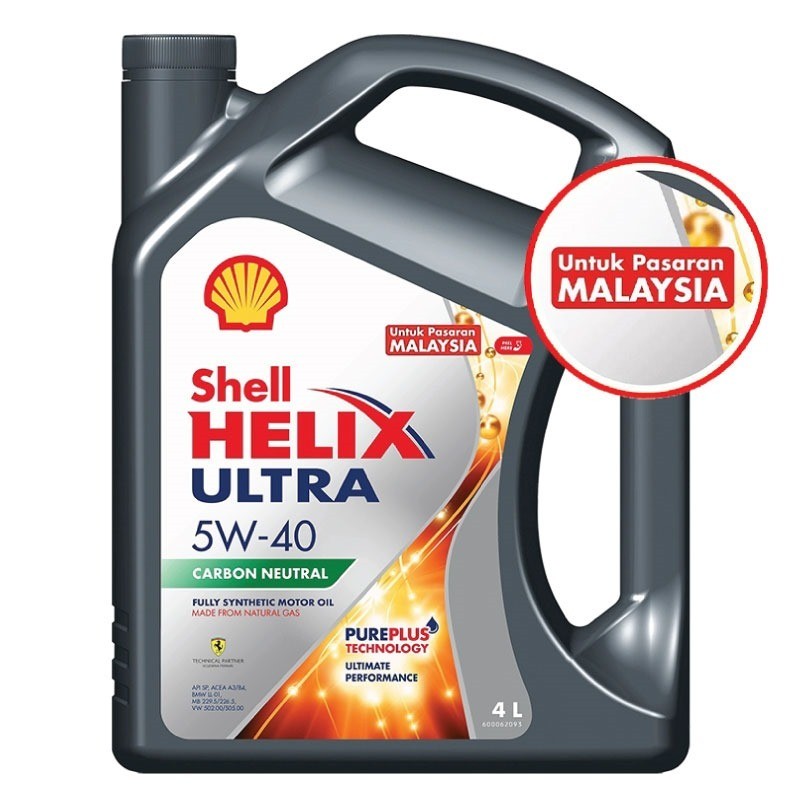 Pasaran Malaysia SHELL HELIX ULTRA 5W40 SP Fully Synthetic Engine Oil (4L) CARBON NEUTRAL ...