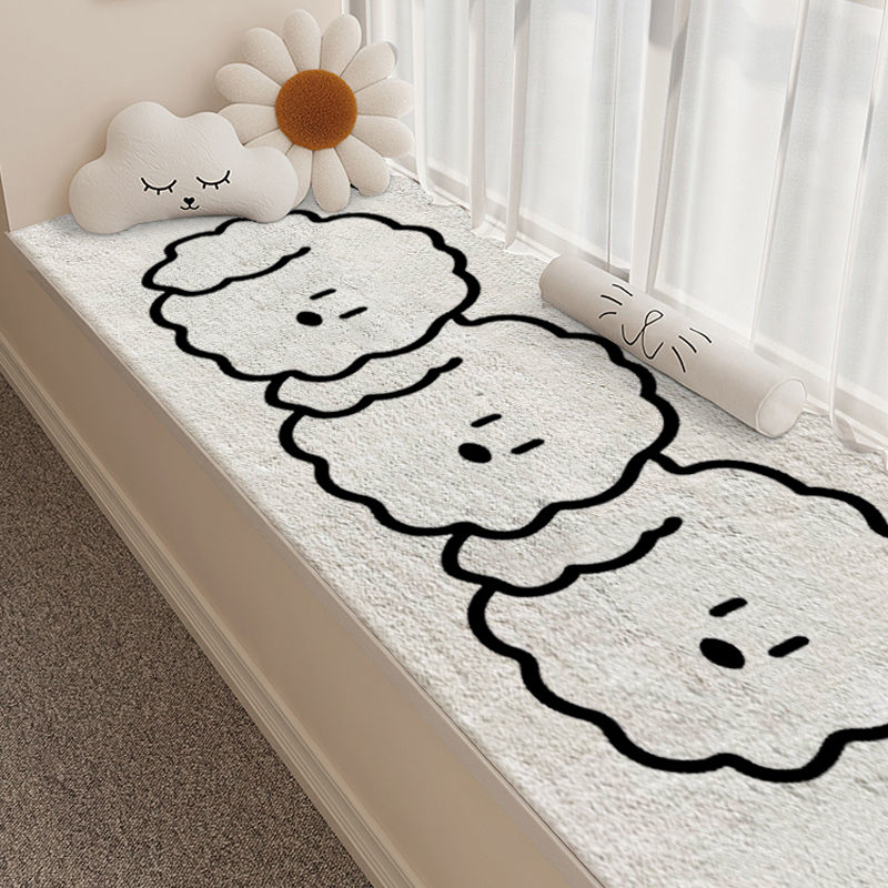 Cartoon Influencer Master Bedroom Bay Window Mat Princess Room ...