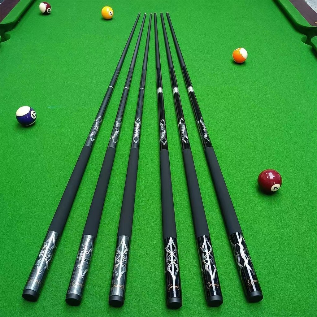 Carbon Black Technology Nine-Pool Cue Billiard Cue Black Eight-Pool Cue ...