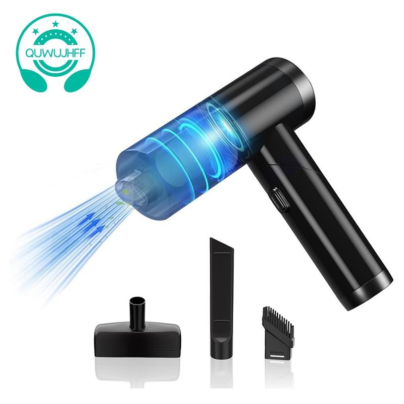 Handheld Vacuum and Compressed Air Duster Handheld Vacuum Foldable Mini ...