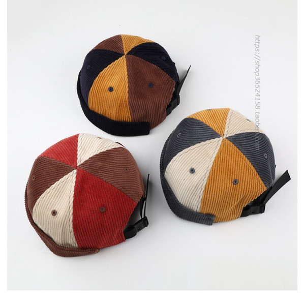 topiah kopiah viral kopiah Kontras korduroi vintaj baru jahitan tuan ...