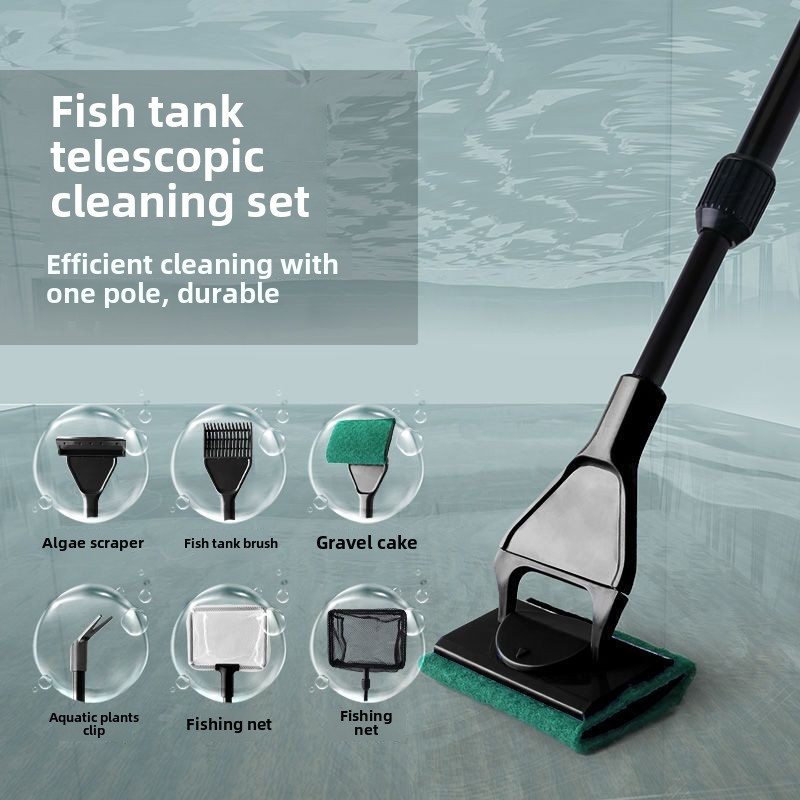 Fish tank cleaning tool,algae removal brush for glass cleaning ...