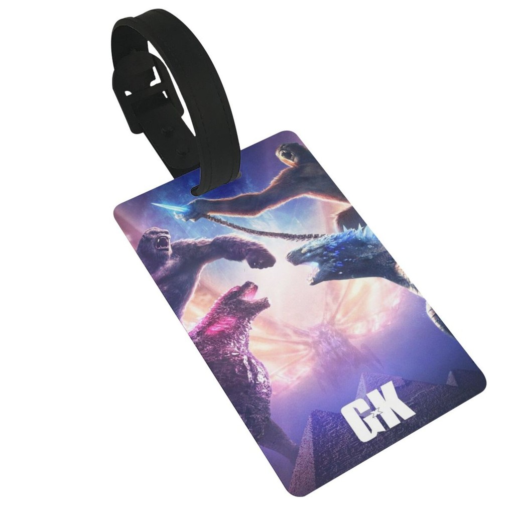 Godzilla VS Kong Funny Luggage Tags Unique Travel Baggage Bag Tags ...
