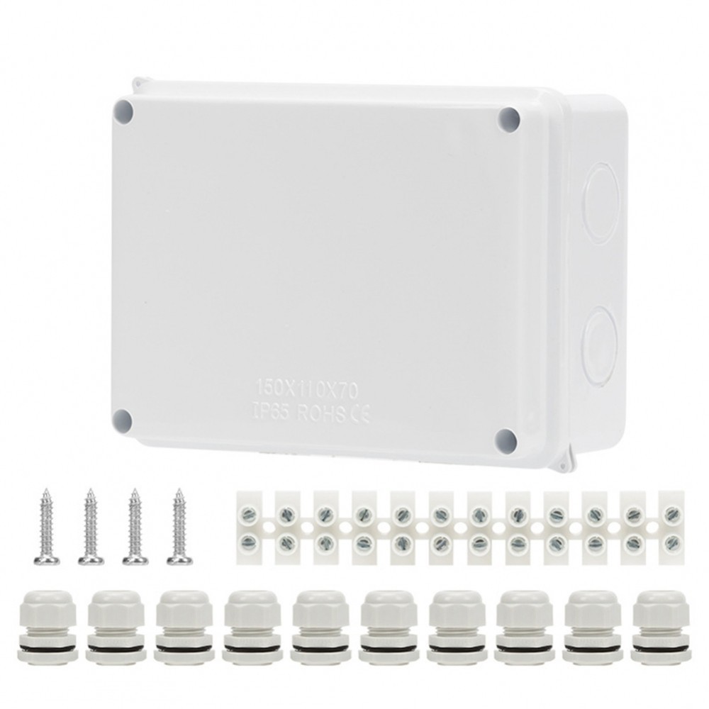 IP65 Rated Electrical Box with M20 Connector and Terminal Strip for ...