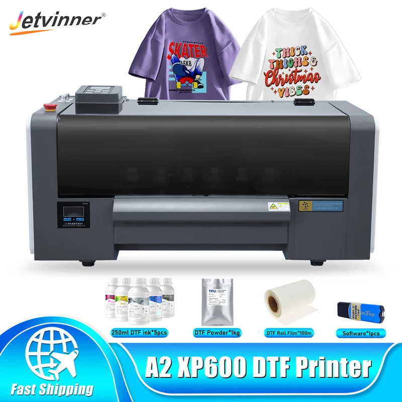 A2 DTF Printer For Epson Dual XP600 Print Heads Direct to Film Printing ...