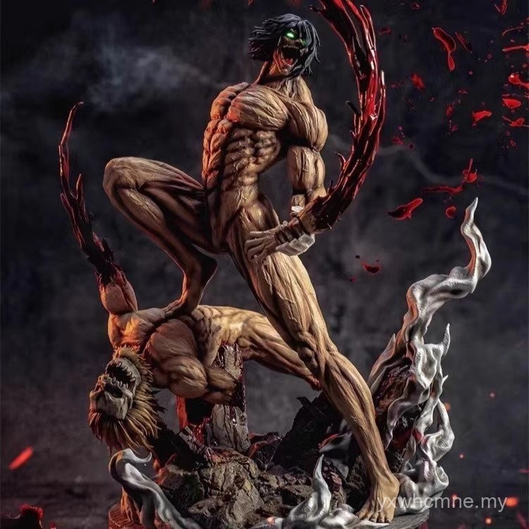 【Ready Stock】attack on titan aot figure figma revoltech attack on titan ...