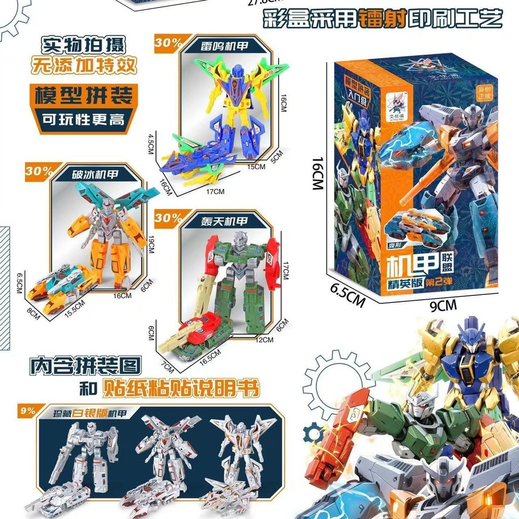 New Deluxe Children's Mystery Box Tank Mecha Transformers Elite Edition ...