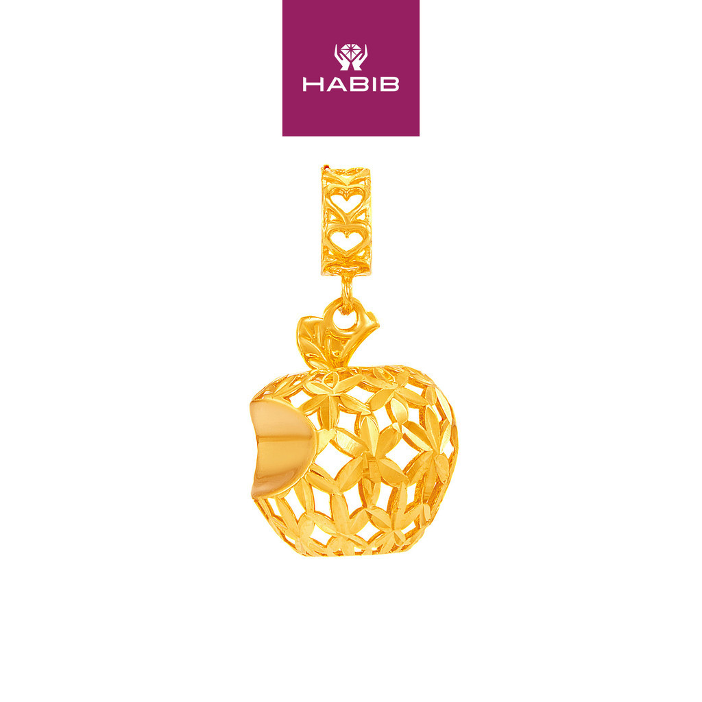 HABIB 916/22K Yellow Gold Charm C4010125(14M) | Shopee Malaysia