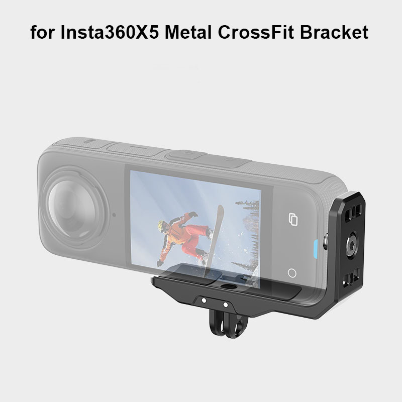 For Insta360 X5/X4 Magnetic Foldable Mount Adapter L-shaped Horizontal ...