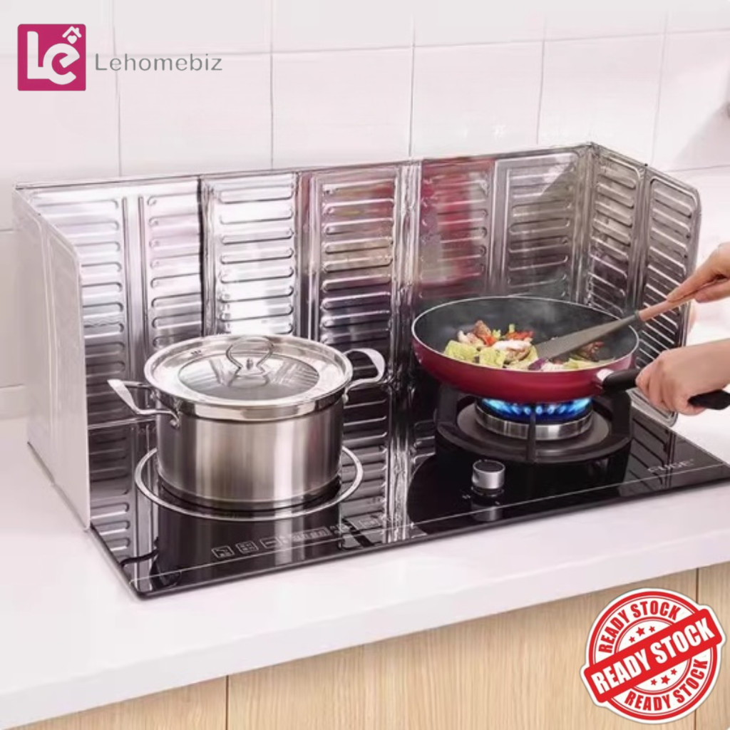 Aluminum Oil Splash Guard – Heat-Resistant Foldable Kitchen Shield ...