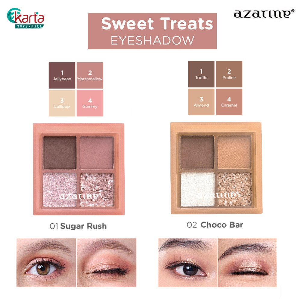 AZARINE Sweet Treats Eyeshadow 5.5g (Assorted Colors) | Shopee Malaysia