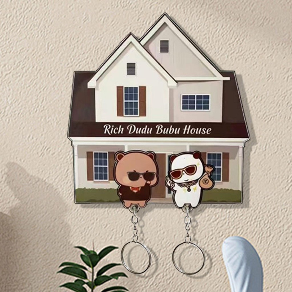 Bubu DuDu Couple Key Holder Lovely Matching Couples Key Holder Magnetic ...