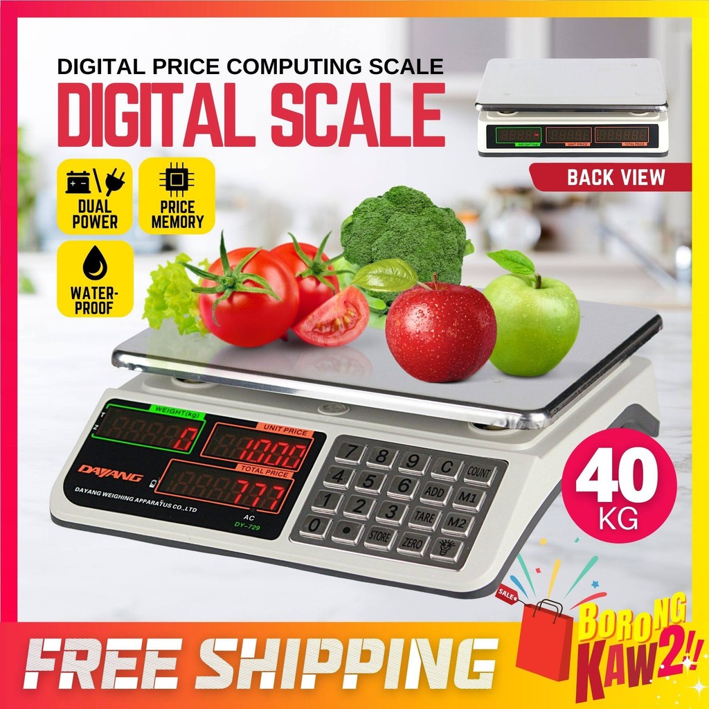 BKK DY-729 40kg Weight Scale Price Auto Penimbang Digital Scale ...