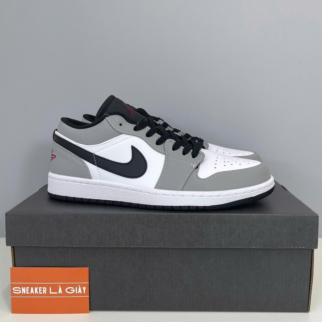 Air Jordan 1 low light smoke Grey 553558-030 full box-men's premium ...