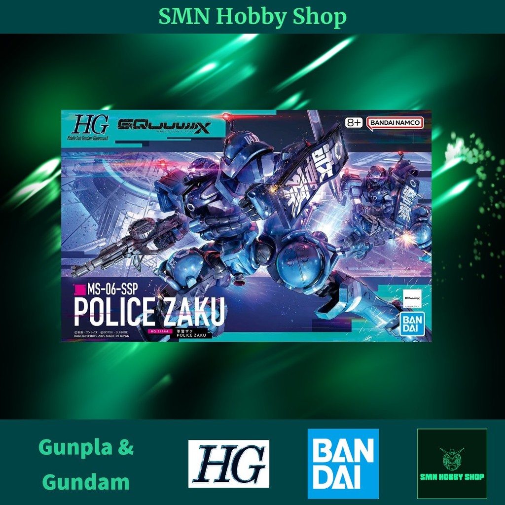 HG 1/144 Police Zaku Gunpla Gundam Toys Plastic Model Kit [HGUC ...