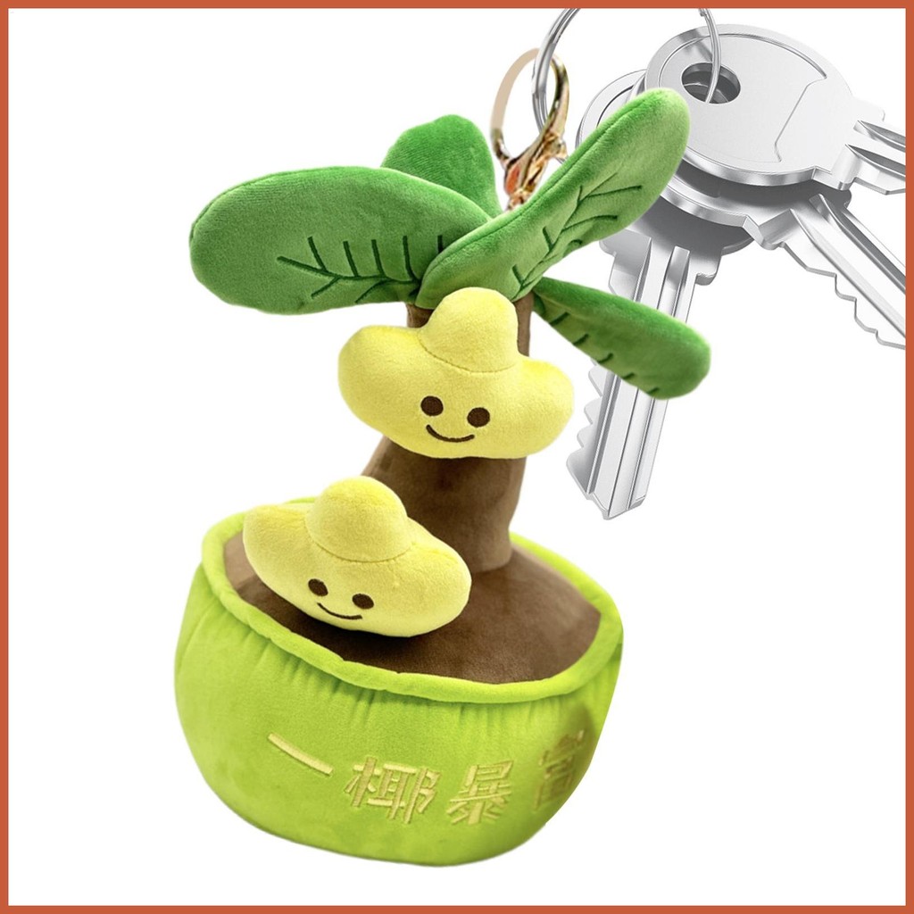 Potted Plant Plushies Money Tree Toy Plushies Plush Cute Flower Pot ...