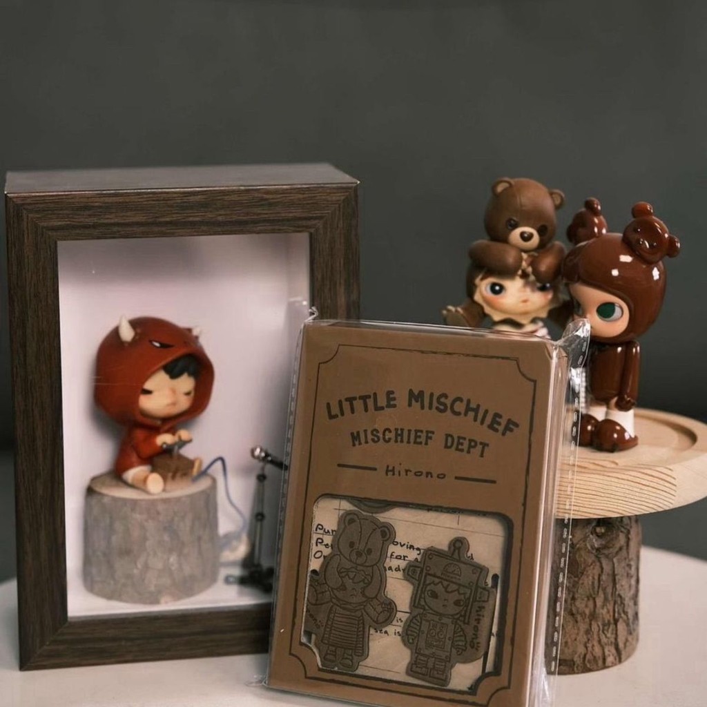 Popmart popmart popmart Hirono Hirono Ono Little Messenger Bad Series ...