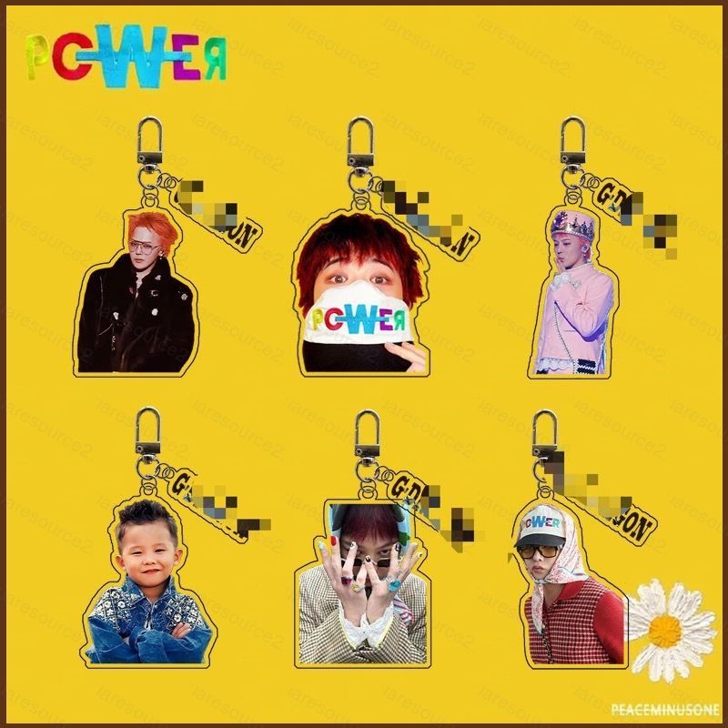SQ2 G-DRAGON GD BIGBANG 2024 MAMA photo keychain POWER HOME SWEET HOME ...