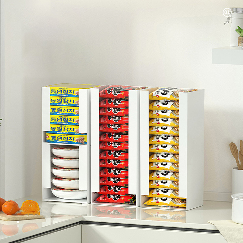 SUM Korea Ramen Storage Box Kitchen Instant Noodle Cup Tissue Storage ...