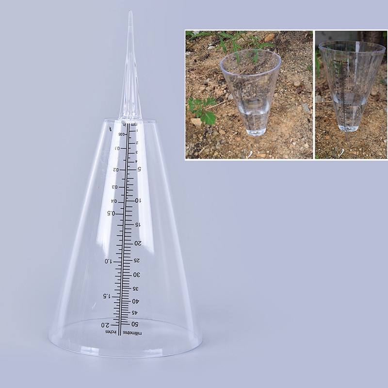 SUM Cone Rain Gauge Measurement Ground Precipitation Garden Rainfall ...