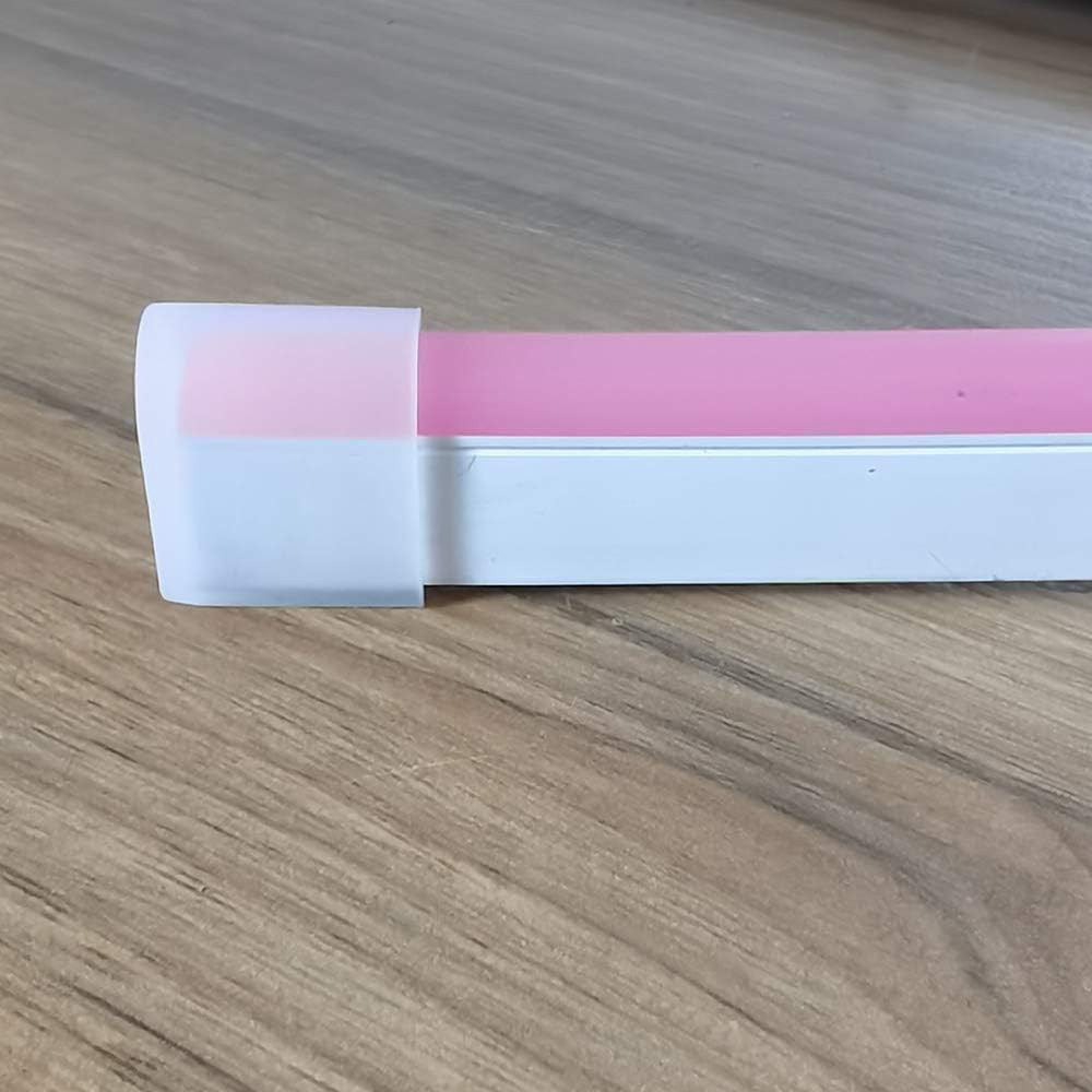 20pcs LED Neon Tube Strip Light 0612 and 0816 LED Neon Flex End Cap ...