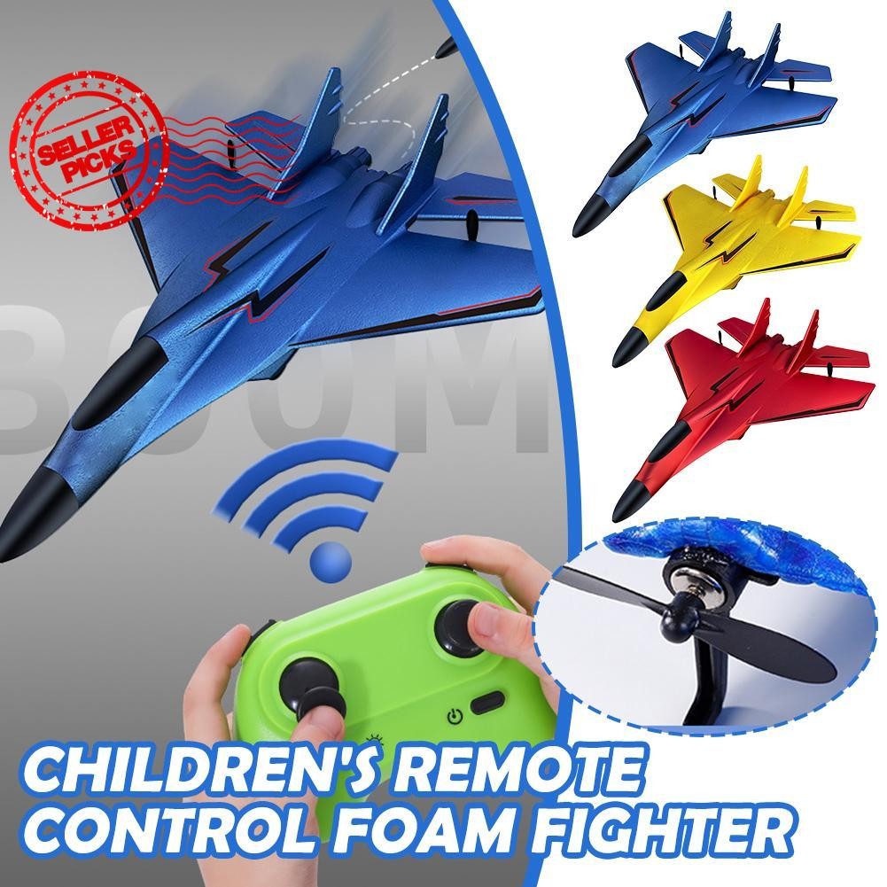 2024 Latest Remote Control Wireless Plane Toy 2 Channel Outdoor Control ...