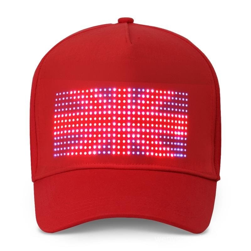 Baru 16x32 penuh warna Led menatal Hat dengan aplikasi Bluetooth untuk ...