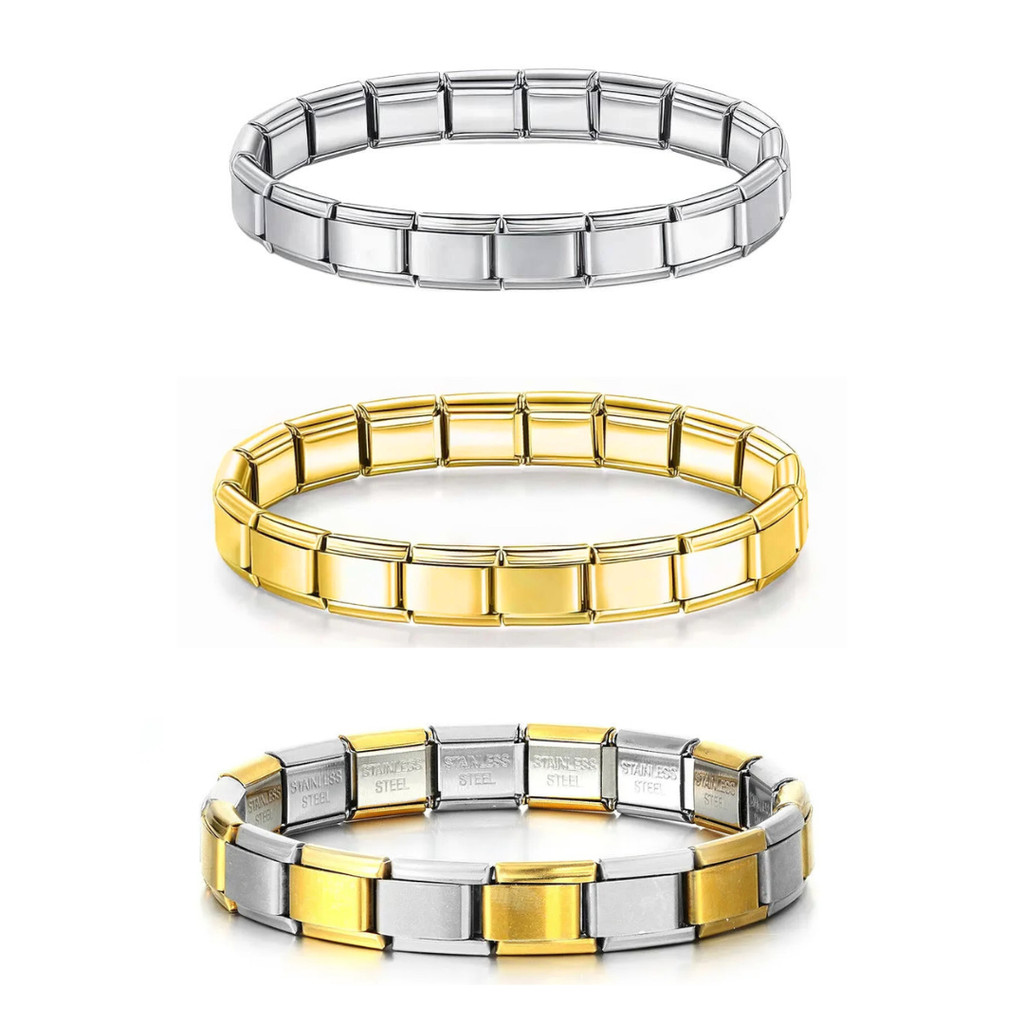 Italian Bracelet Charms Base 18 Pieces Charms No Designs Unisex ...
