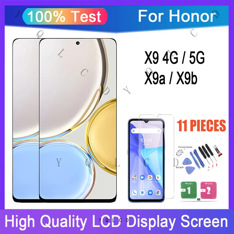 Original AMOLED Honor X9 4G 5G X9a 5G X9b 5G X9c 5G LCD Display Touch Screen With Frame ...