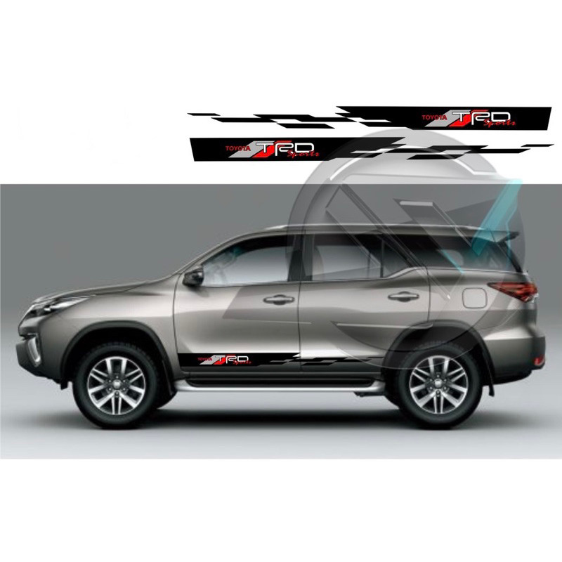 (Ready Stock) S1144# Toyota Fortuner Trd Sportivo Car Body Vinyl Decal ...