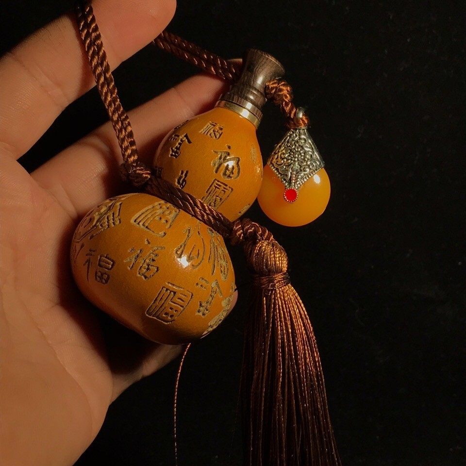 Shopee Official § Handmade Opening Mini Small Wine Gourd Natural Handle ...