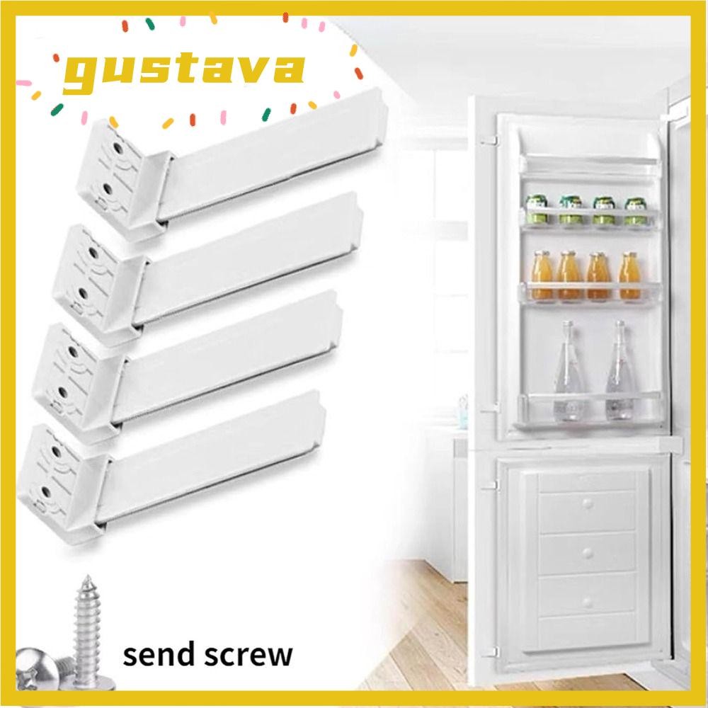 GUSTAVA Refrigerator Slide Rail, Built-in Mounting Kit Fridge Door ...