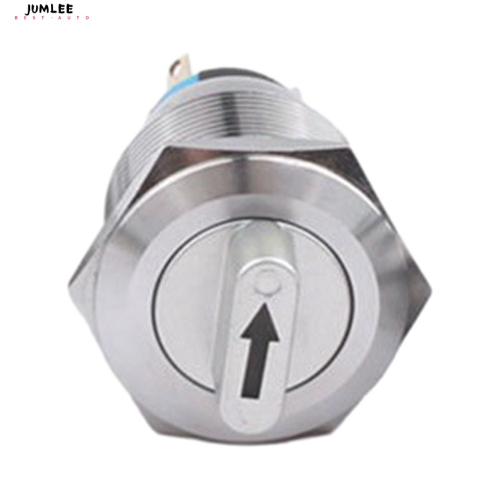 JUMLEE ️19mm Momentary Rotary Switch 3 Positions 2NO 2NC 110-220V ON ...