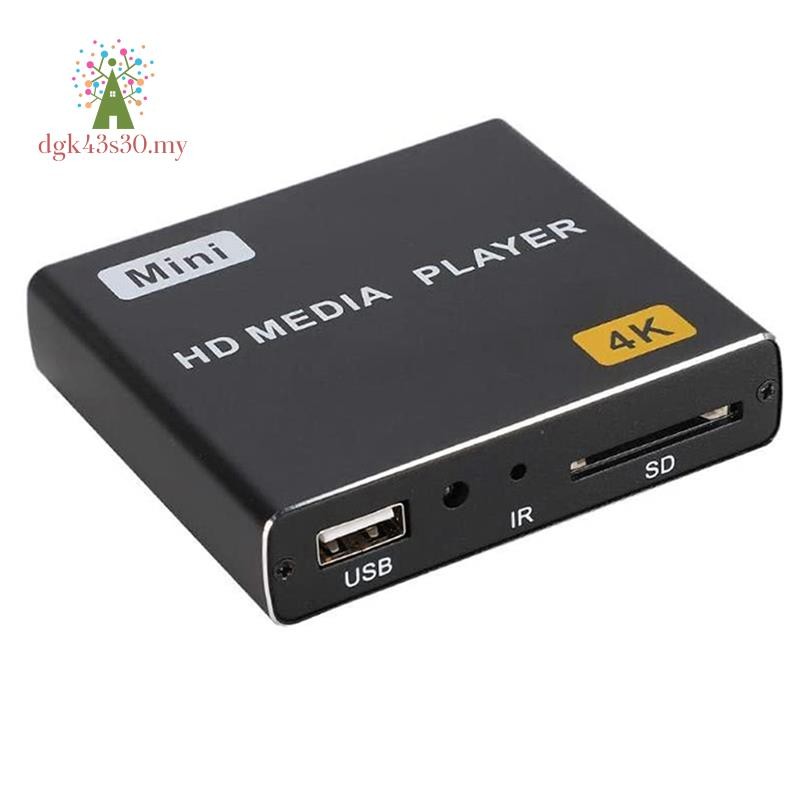 Mini 4K HDD Media Player 1080P With USB Drive/SD Cards EU Plug | Shopee ...