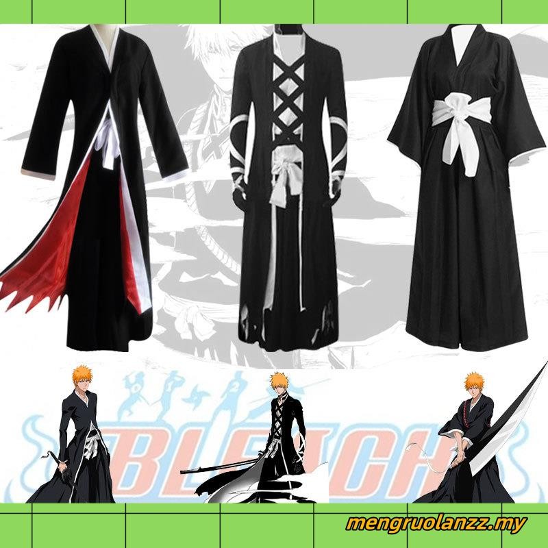 Bleach Kurosaki Ichigo cosplay costume for traditional Japanese male ...