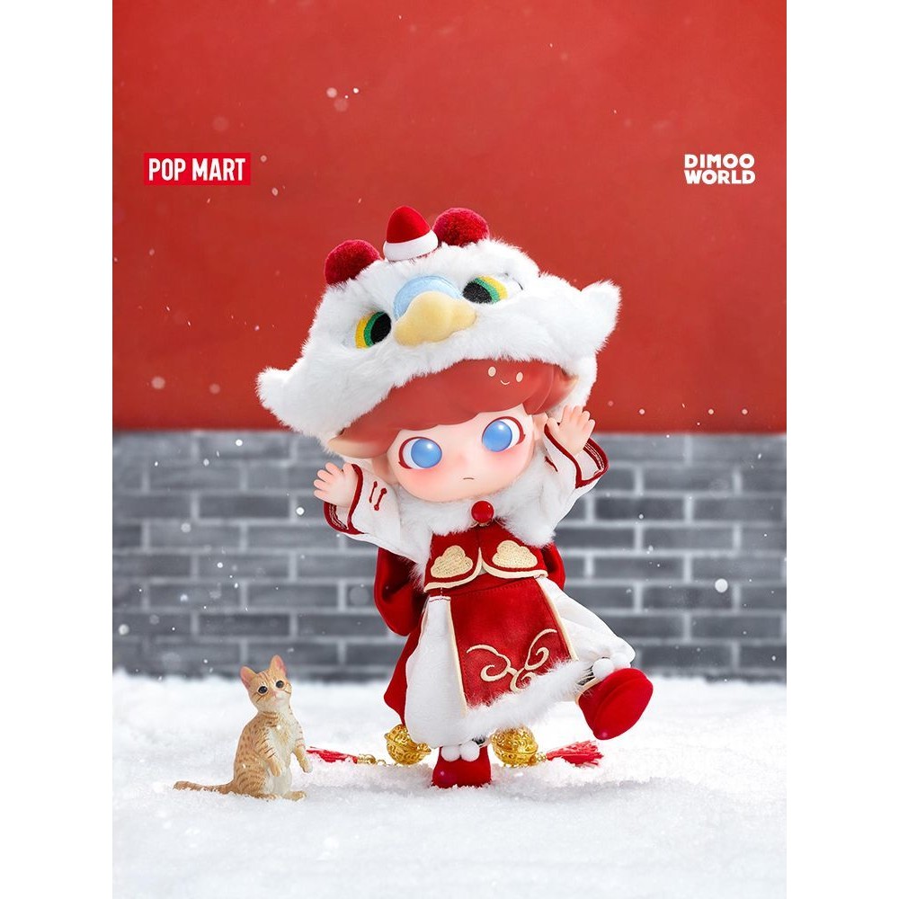 P POPMART DIMOO DIMOO DIMOO 1/8 Action Figure Trendy Fashion Antique ...