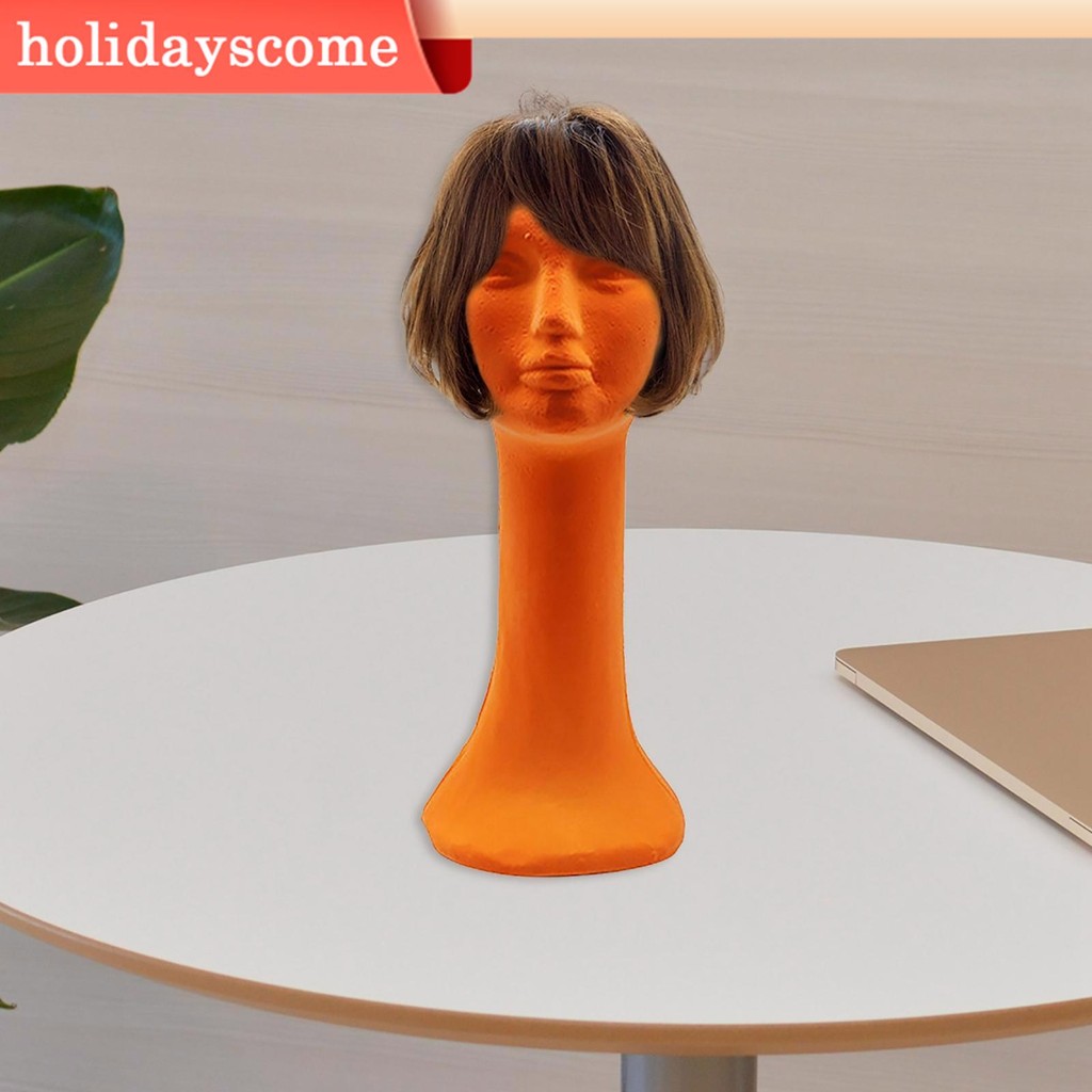 【Hclm】Long Neck Foam Female Human Head Stand Display Mannequin | Shopee ...