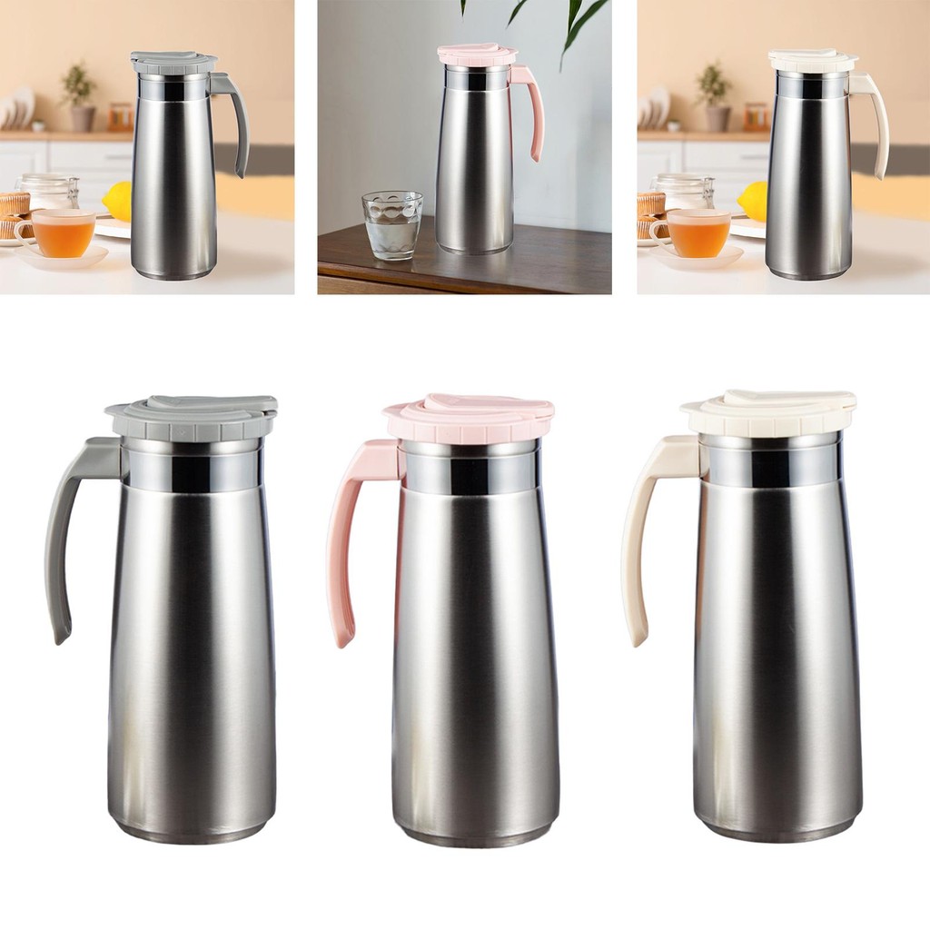 [uguuiya] Stainless Pitcher, 1.3L Large Capacity Kettle, Multi-Use Leak ...